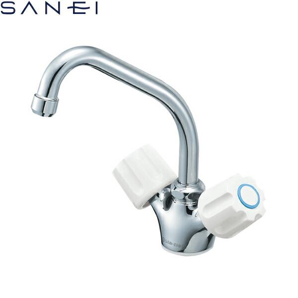 SANEI（水栓金具） K811-W 三栄水栓 SANEI ツーバルブワンホール混合栓 一般地仕様 送料無料 : ハイカラン屋 - 通販 - Yahoo!ショッピング
