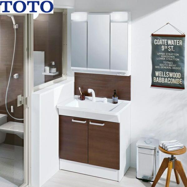 LDPL075BAGEN2E+LMSPL075A3GDC1E TOTO Fシリーズ 洗面化粧台セット 間口750mm 三面鏡・エコミラー 一般地仕様 送料無料 : toto ...