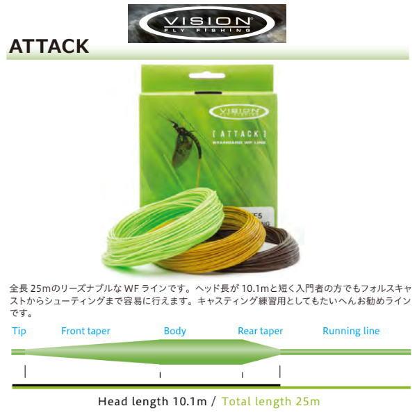 VISION ATTACK フライラインWF : ウォーターハウス - 通販 - Yahoo!ショッピング