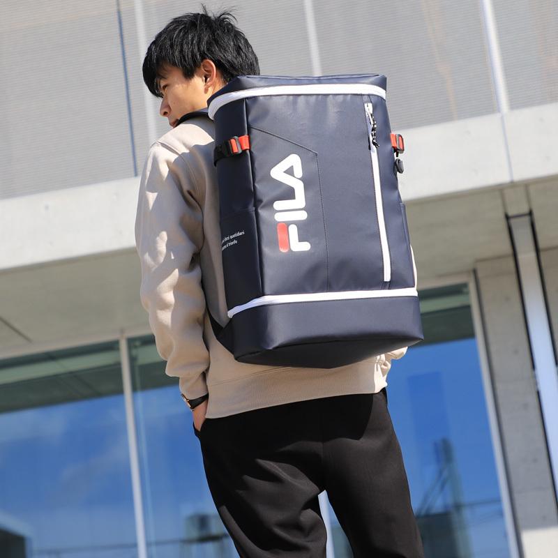 FILA フィラ サイン スクエアリュック デイパック リュックサック バックパック 35L B4 2層 撥水 PC収納 7763 メンズ レディース ジュニア 送料無料 :7763:かばん ...