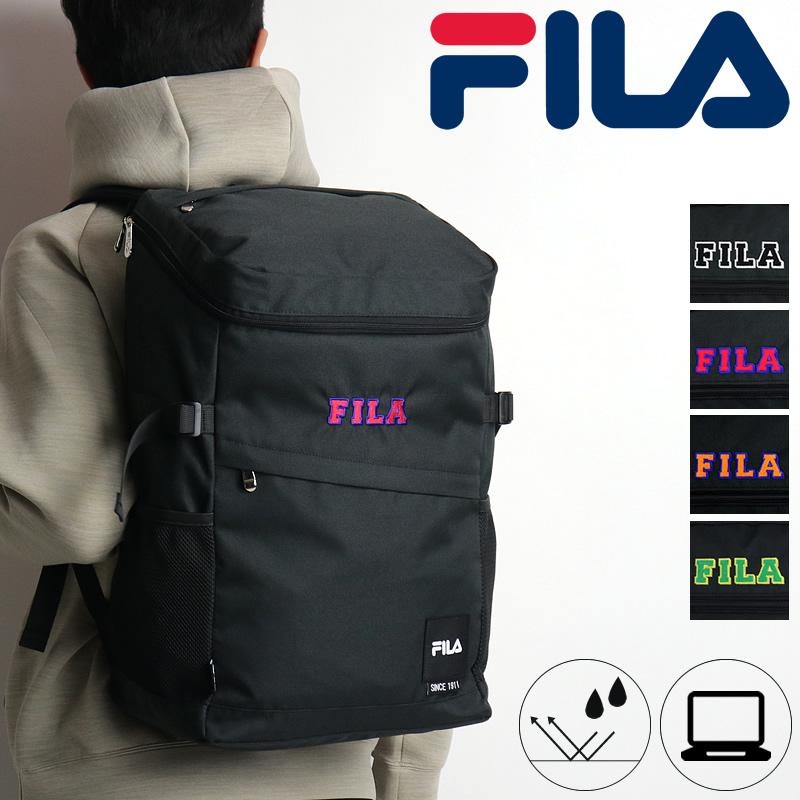 FILA フィラ レトロ リュック デイパック リュックサック バックパック 30L B4 軽量 撥水 PC収納 7804 メンズ レディース ジュニア 学生 : かばん専門shopウォーター ...