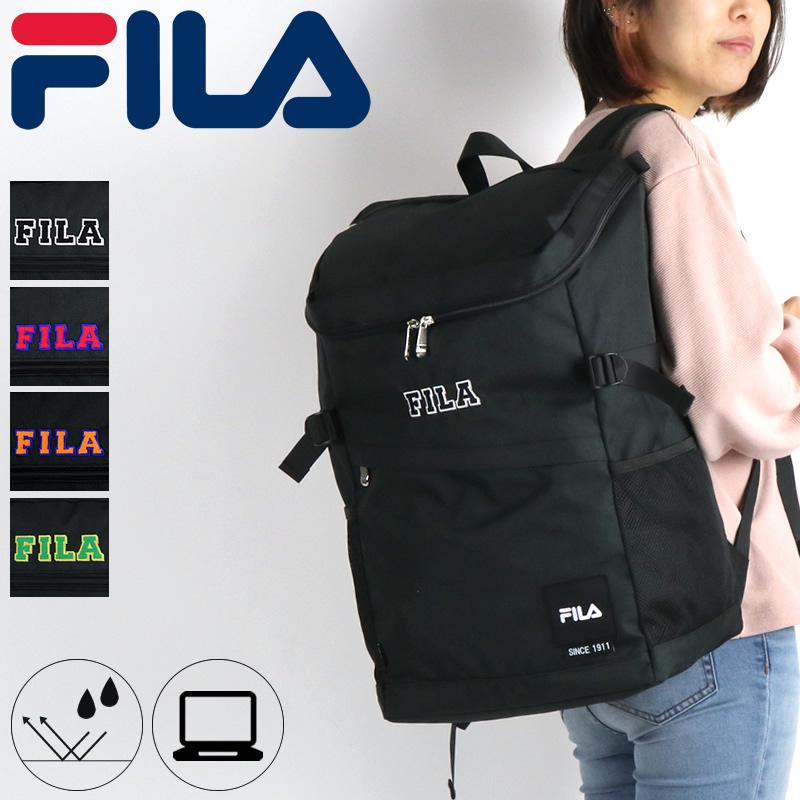 FILA フィラ レトロ リュック デイパック リュックサック バックパック 30L B4 軽量 撥水 PC収納 7804 メンズ レディース ジュニア 学生 : かばん専門shopウォーター ...