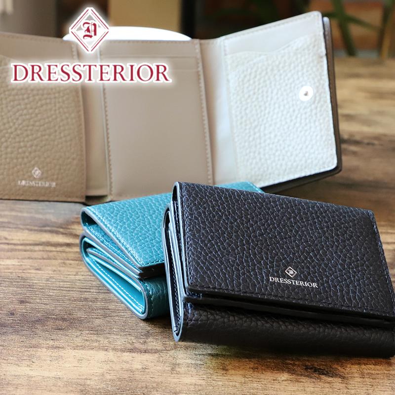 DRESSTERIOR（ドレステリア） Cavalier キャバリア 三つ折り財布 ミニ