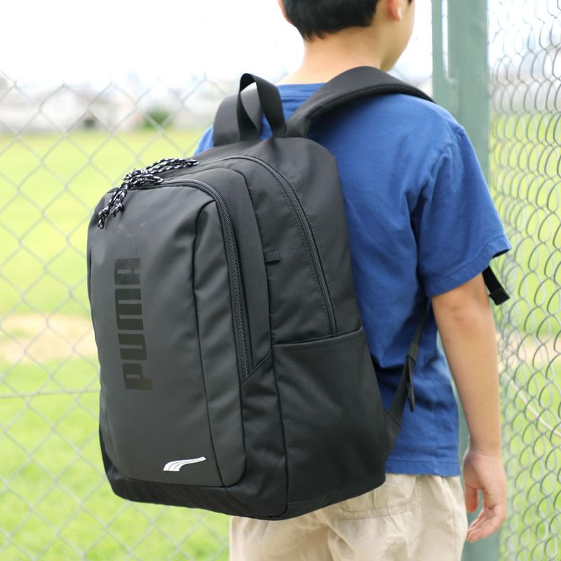 PUMA プーマ アドルフ キッズリュック リュックサック デイパック 20L A4 リフレクター J20249 小学生 低学年 中学年 高学年 男の子 女の子 キッズ ジュニア : かばん ...