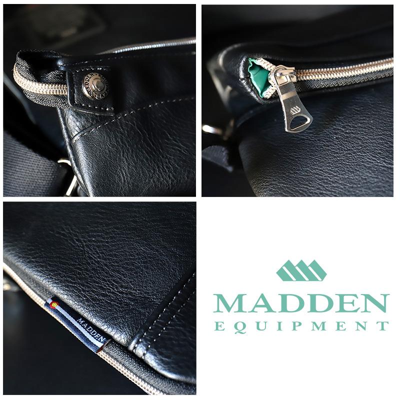 MADDEN EQUIPMENT メデンイクイップメント ショルダーバッグ 斜め掛けバッグ クラッチバッグ 2WAY 6.5L 軽量 合皮 合成皮革 TMPI-06 メデン メンズ レディース ...