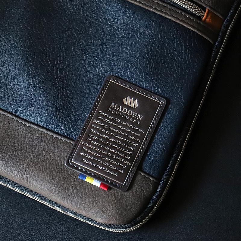 MADDEN EQUIPMENT メデンイクイップメント ショルダーバッグ 斜め掛けバッグ 軽量 合皮 合成皮革 拡張 2.2L 3.7L TMPI-09 メデン メンズ レディース ...