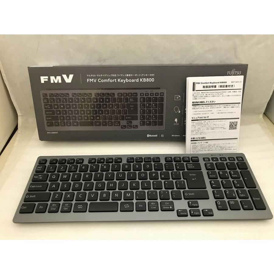 富士通 マルチペアリング対応 ワイヤレスキーボード FMV Comfort Keyboard KB800 : ワットマン Yahoo!ショッピング店 - 通販 - Yahoo!ショッピング