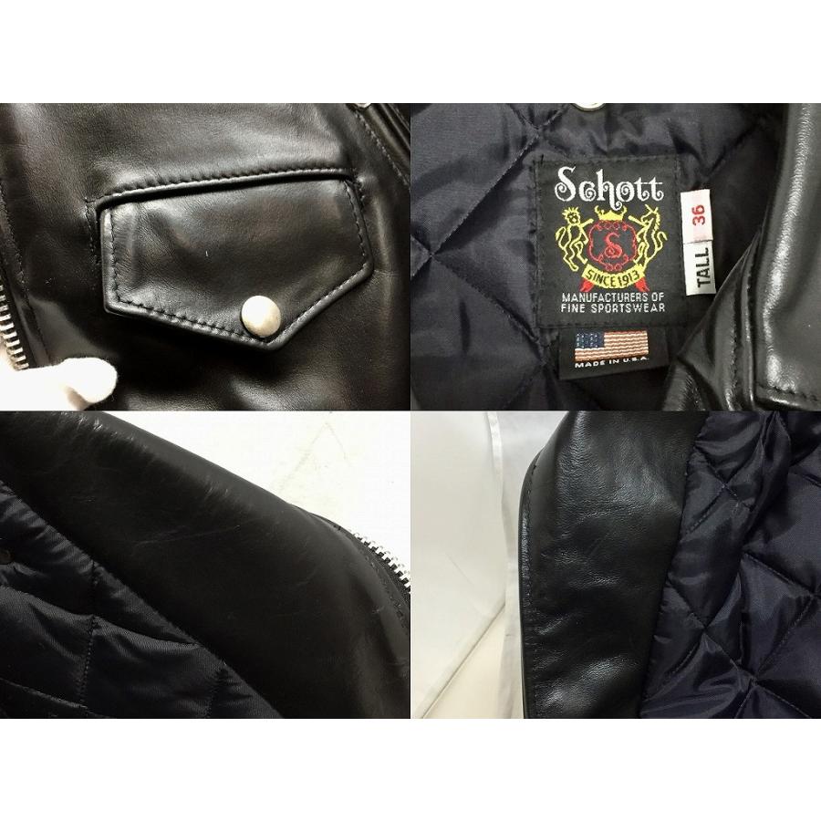 ショット Schott 613UHT ONE STAR HORSEHIDE ワンスター ホースハイド 本革 ダブルライダース ジャケット サイズ36 7416 : ワットマン Yahoo ...
