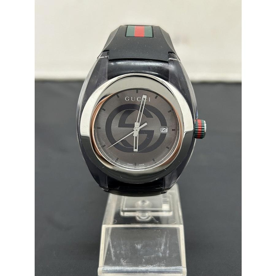 グッチ GUCCI SYNC（シンク） ブラック YA137116 : ワットマン Yahoo!ショッピング店 - 通販 - Yahoo!ショッピング