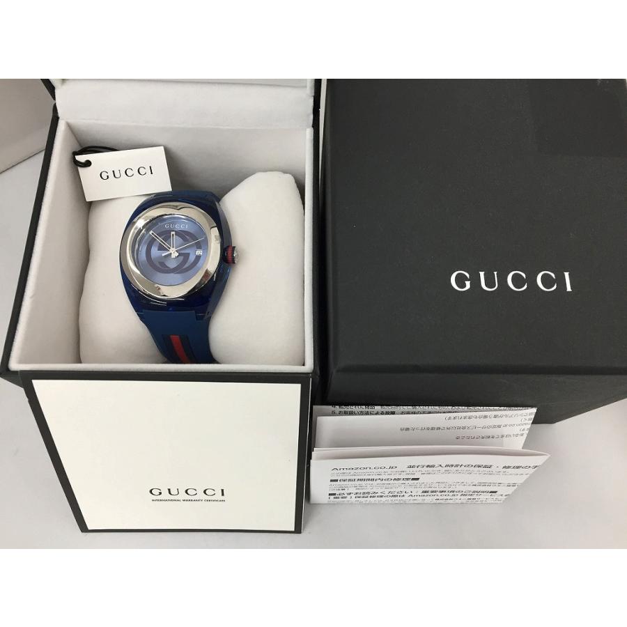 グッチ GUCCI SYNCラバーベルトウォッチ YA137104A 137.1 : ワットマン Yahoo!ショッピング店 - 通販 - Yahoo!ショッピング