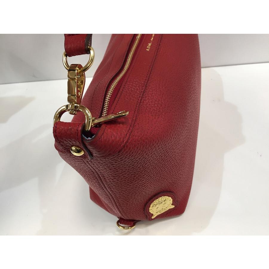 エーディーエムジェイ A.D.M.J. レザーハンドバッグ レッド ショルダーバッグ : ワットマン Yahoo!ショッピング店 - 通販 - Yahoo!ショッピング
