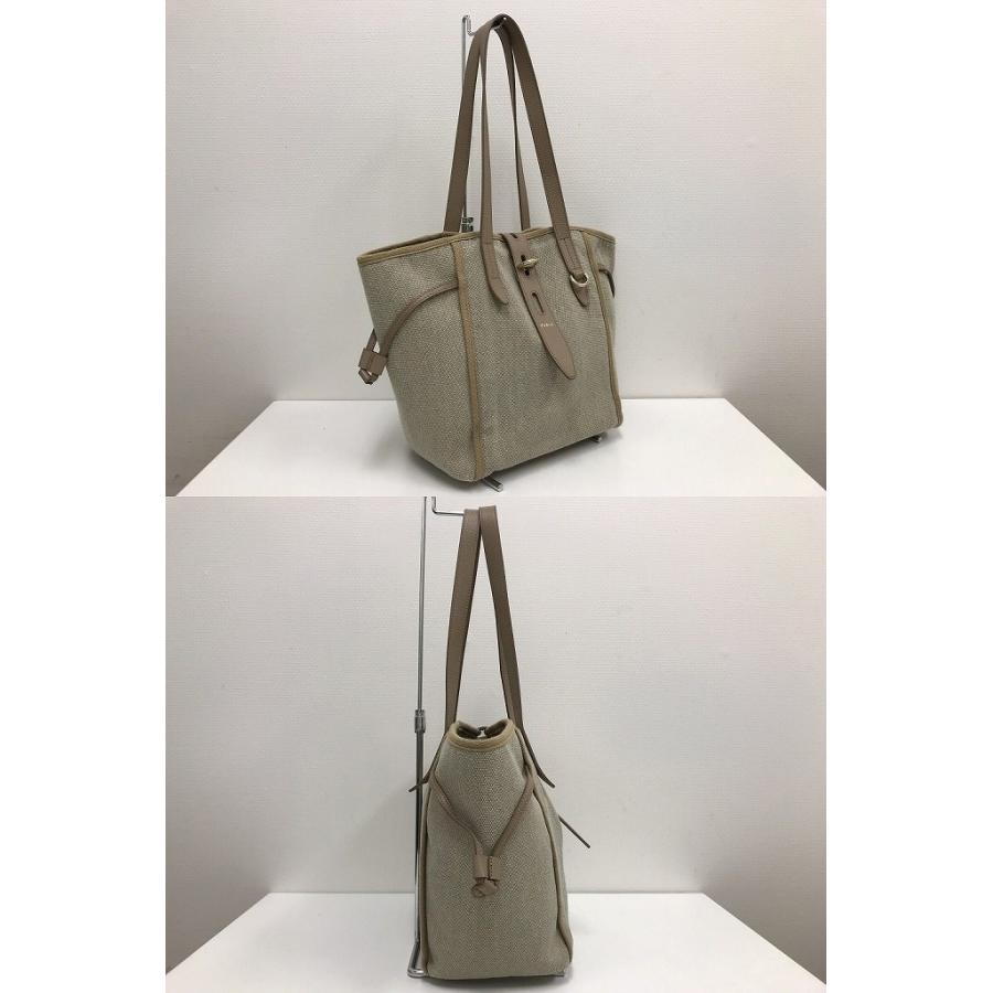 フルラ FURLA 美品 程よいきちんと感で魅せる！上品でエレガントなお洒落の魅力 キャンバス トートバッグ 肩掛け鞄 通勤 : ワットマン Yahoo!ショッピング店 - 通販 ...