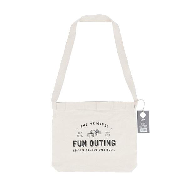 トートバッグ ショルダーバッグ 2WAYバッグ 綿 レディース 大きめ FUN OUTING ブラック 46141 : ワッツオンライン - 通販 - Yahoo!ショッピング