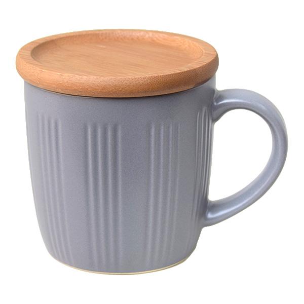 マグカップ おしゃれ ナチュラル 木蓋付 PB.おうちカフェ 蓋つきマグカップ グレー 59956 : ワッツオンライン - 通販 ...