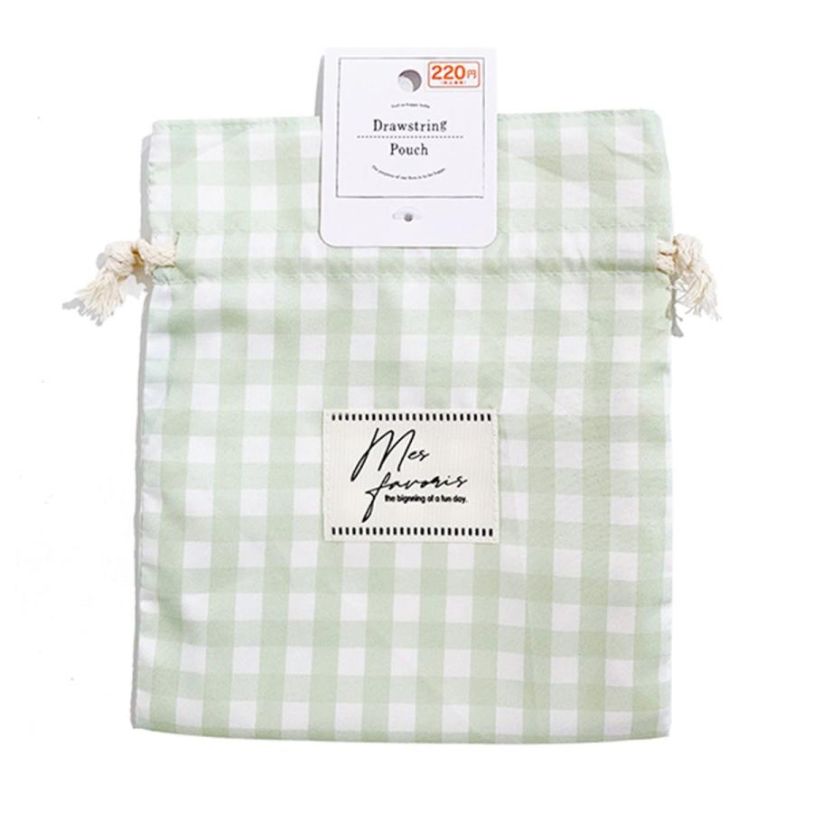 巾着袋 きんちゃく袋 ギンガムチェック1 約20.6×27.5×1.3cm 364993 :364993:ワッツオンライン - 通販 ...