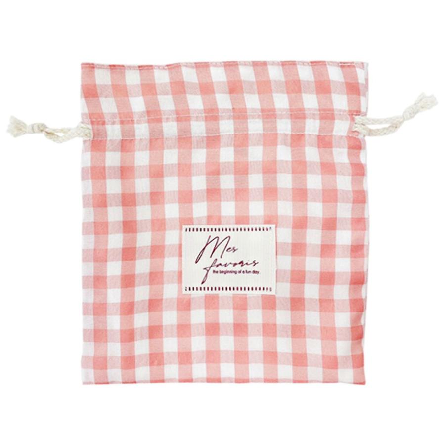 巾着袋 きんちゃく袋 ギンガムチェック1 約20.6×27.5×1.3cm 364993 : ワッツオンライン - 通販 - Yahoo!ショッピング
