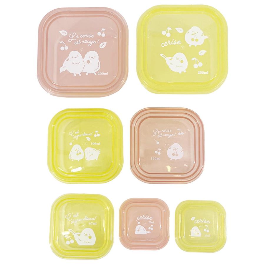 フードコンテナ7個 シマエナガ×チェリー 366764 : ワッツオンライン - 通販 - Yahoo!ショッピング