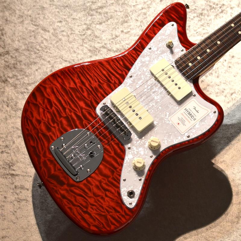 Fender 【新品】Fender 2024 Collection Made in Japan Hybrid II Jazzmaster 〜Quilt Red Beryl〜 # ...