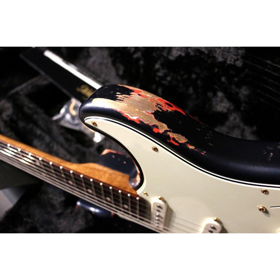 Xotic 【特注】XSC-2 Master Grade Flame Maple Neck ~Mercedes Blue over Fiesta Red~ Heavy Aged 【3.44kg ...