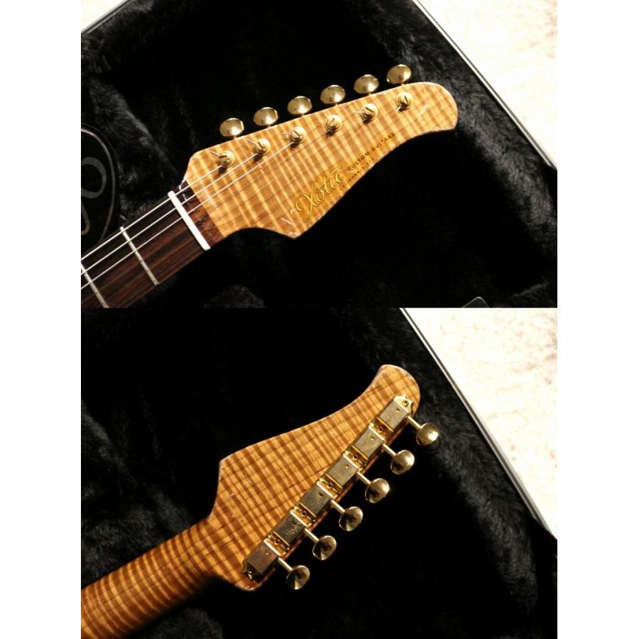 Xotic 【特注】XSC-2 Master Grade Flame Maple Neck ~Mercedes Blue over Fiesta Red~ Heavy Aged 【3.44kg ...