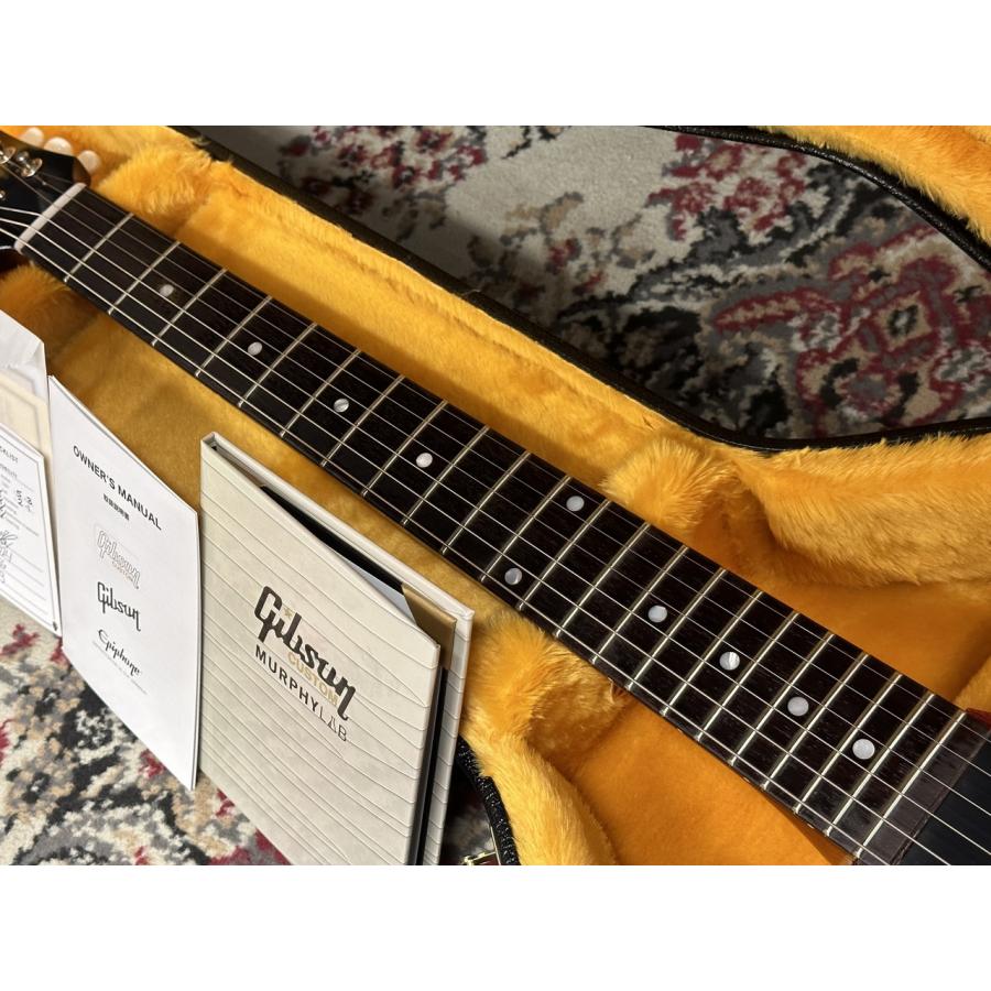 Gibson Custom Shop Murphy Lab 1963 SG Junior Lightning Bar Cherry Ultra ...