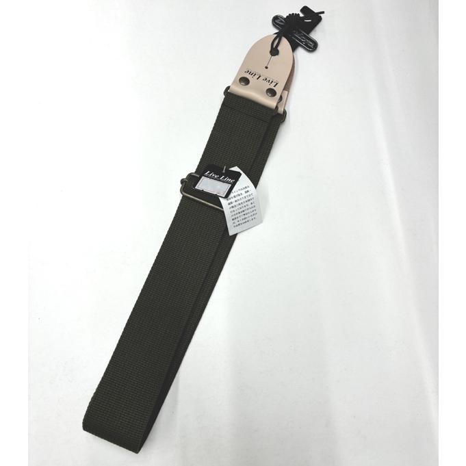 LIVE LINE 【即納可】50ミリ幅ギターストラップ−レザーエンド Acrylic Straps LS2000CGY【G-CLUB渋谷 ...