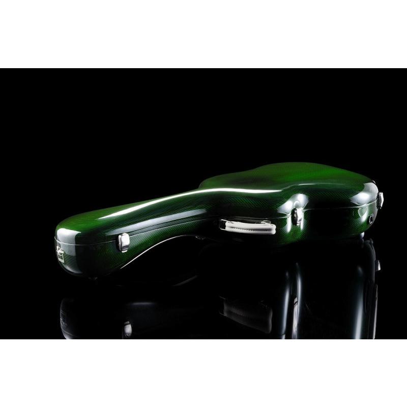 Leona Cases レオナケース Luthier Series Carbon Case クラシックギター用ハードケース (グリーン ...
