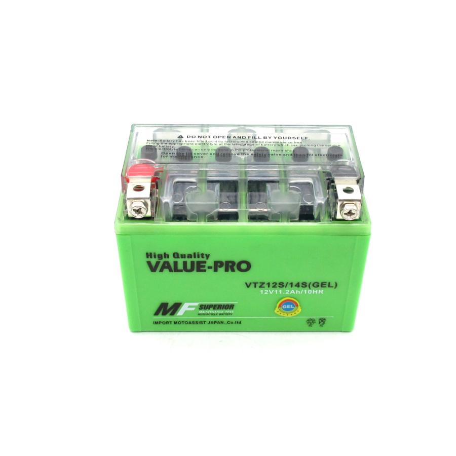 横置きOK！新品 ジェルバッテリー VTZ12S GEL 互換 YTZ12S FTZ12S DTZ12S / TMAX530 SJ12J フォルツァ FORZA MF06 MF08 MF10 ...
