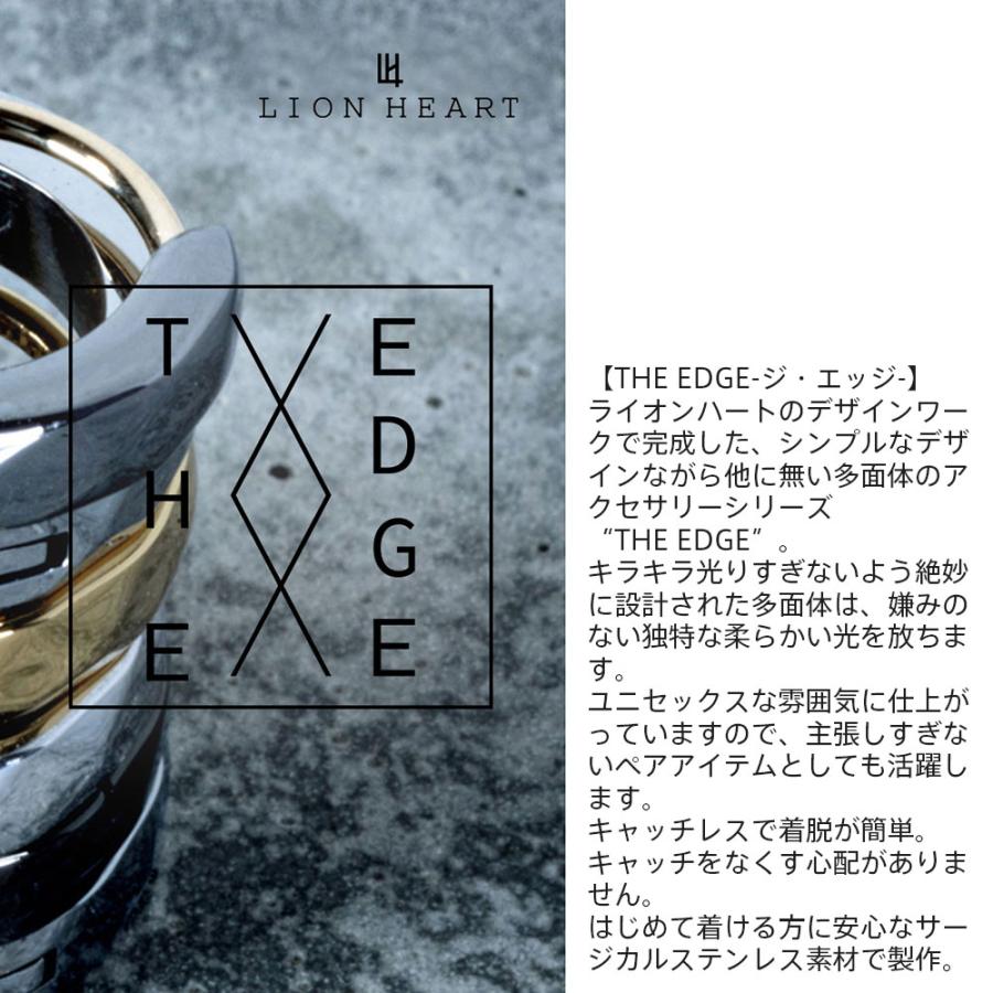 LION HEART（ライオンハート） カッティング フープピアス サージカルステンレス 金属アレルギー対応 マットブラック 黒 片耳用 1点 ...