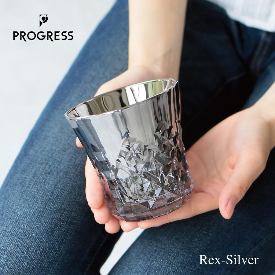 ロックグラス PROGRESS Rex-Silver Jewelry・Glass グラス チタン 日本製 クリスマス バレンタイン ギフト 退職 お餞別 誕生日 父の日 プレゼント : 和遊感 ...