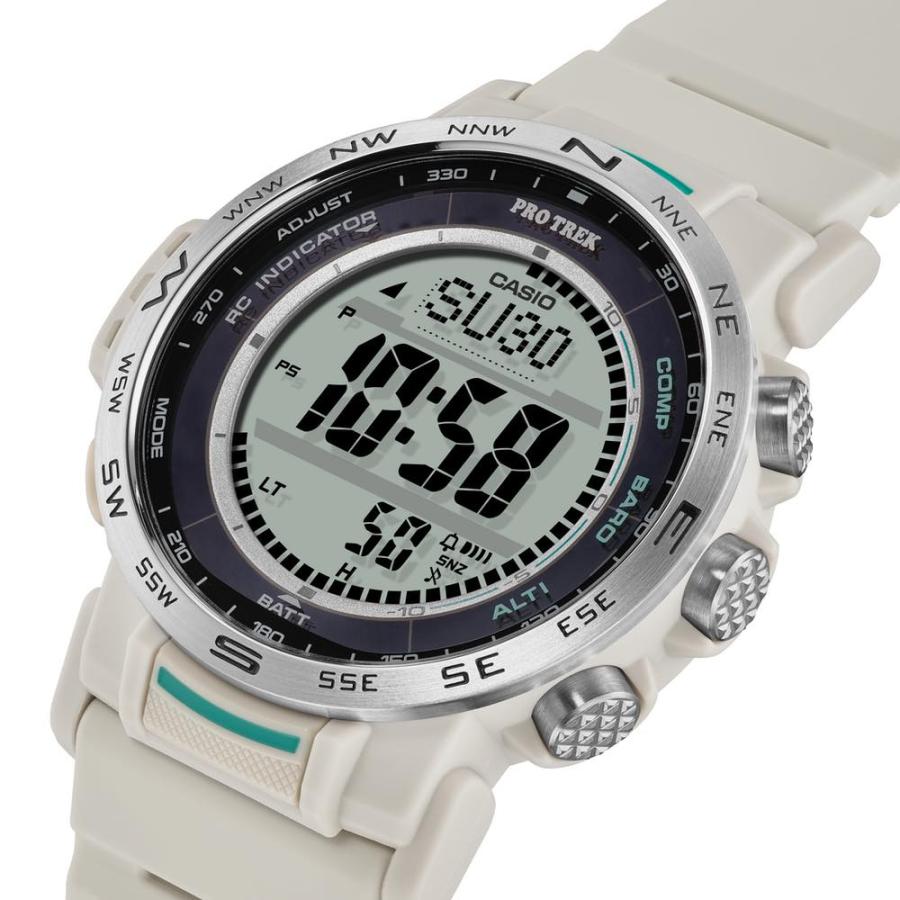 PRO TREK CASIO カシオ プロトレック Climber Line ソーラー電波 ベージュ PRW-35-7JF 【安心の3年保証】 : 時計専門店タイムタイム - 通販 ...