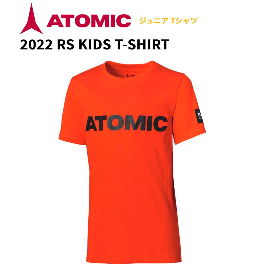 ATOMIC 2022 アトミック ジュニア Tシャツ RS KIDS T-SHIRT 半袖Tシャツ スキー スノーボード レース アウトドア ...