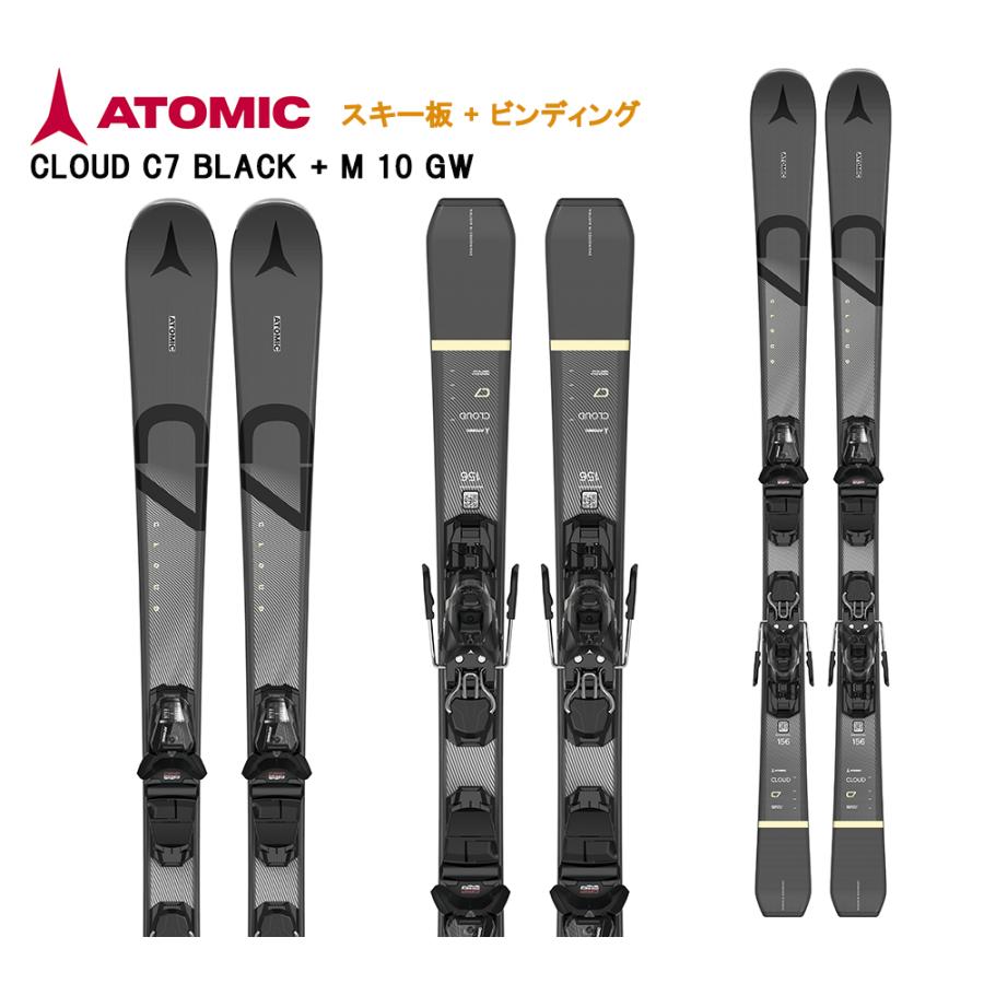 ATOMIC 2023 アトミック スキー板 CLOUD C7 BLACK + M 10 GW ビンディングセット レディース 女性用 AASS02844 : スキー屋さん - 通販 ...