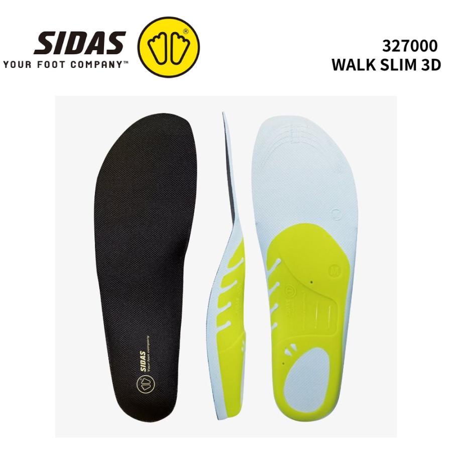 DESCENTE（デサント） SIDAS シダス 日本正規品インソール ウォークスリム3D 隙間の少ないシューズ用 WALK SLIM 3D ...