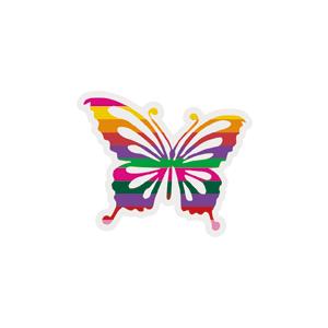 ステッカー No 1012 RAINBOW BUTTERFLY US1012 : ゼネラルステッカー - 通販 - Yahoo!ショッピング