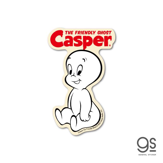 キャスパー ダイカットステッカー キャスパーとロゴ ユニバーサル ゴースト Casper おしゃれ アメリカ イラスト gs 公式グッズ ...