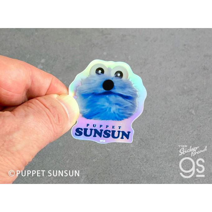 6種セット パペットスンスン ホログラムミニステッカー SNS 人気 PUPPET SUNSUN 可愛い キャラクター gs 公式グッズ ...