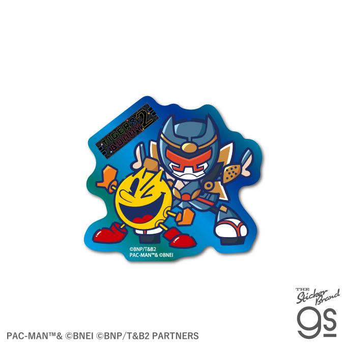 TIGER & BUNNY 2 and PAC-MAN コラボステッカー 折紙サイクロン×パックマン キャラクター タイバニ コラボ ゲーム ...