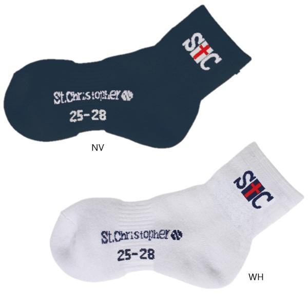 St.Christopher セントクリストファー メンズ ハーフソックス BDA4801 テニス アクセサリー : ウエアプラス ビバティ - 通販 - Yahoo!ショッピング