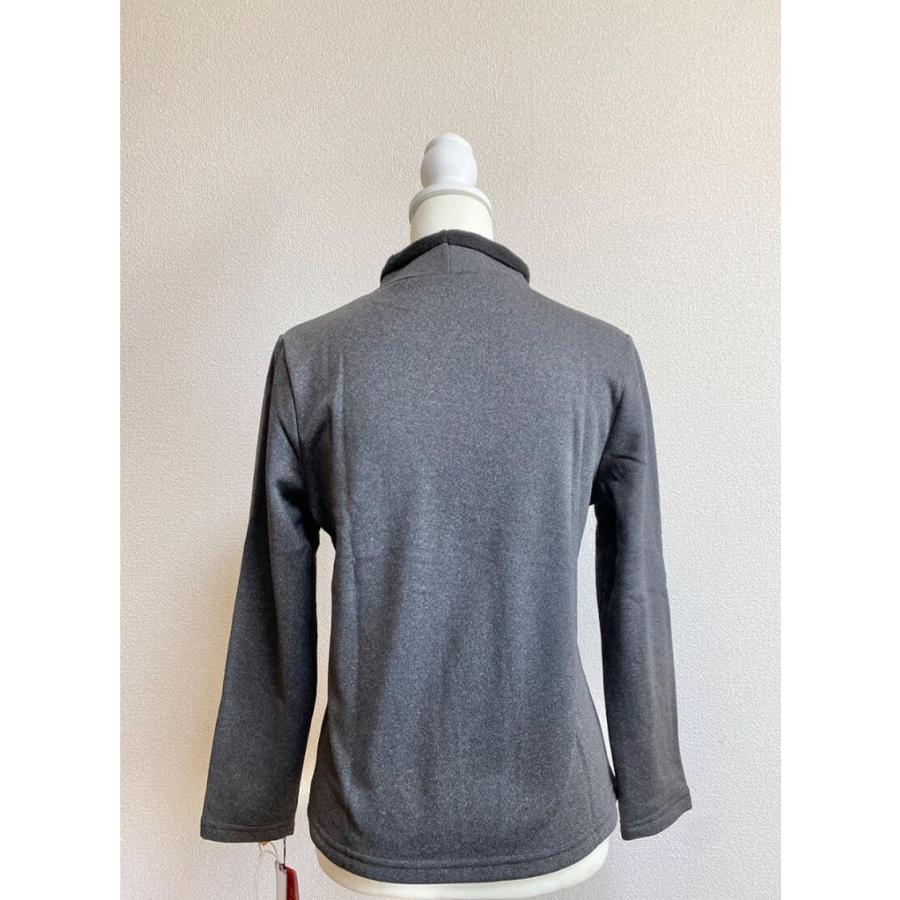 裏シャギー ストレッチ ハイネック Tシャツ ミセス シニア 高齢者 シニアファッション おばあちゃん 暖かい 定番 ベーシック これ1枚 :2022121:WEARPLUS - 通販 ...