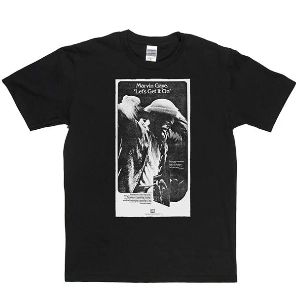【輸入新品レア】MARVIN GAYE - LET'S GET IT ON BLACK Gildan Ultra Cotton マーヴィンゲイ ...