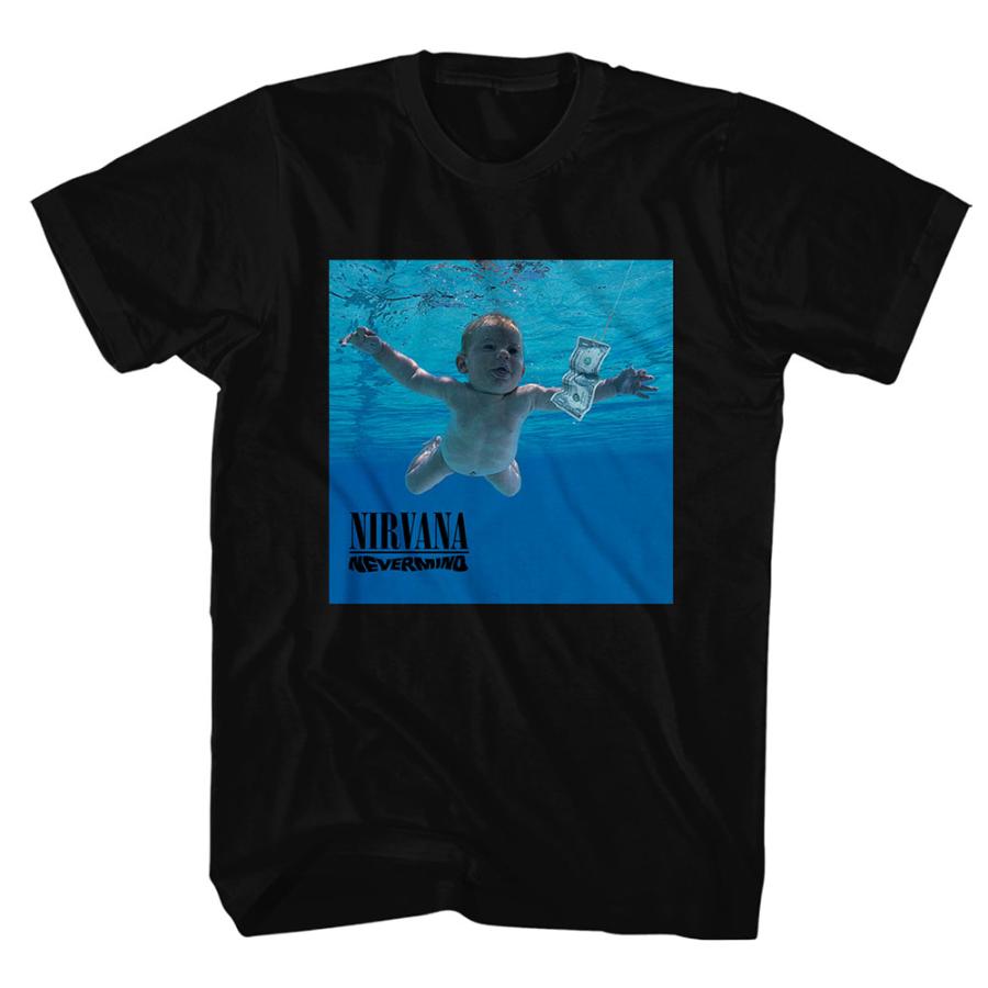 【公式新品 / 廃番ラスト】NIRVANA ニルヴァーナ - NEVERMIND ALBUM COVER BLACK バンドTシャツ : wearthespirits ヤフーショップ - 通販 ...