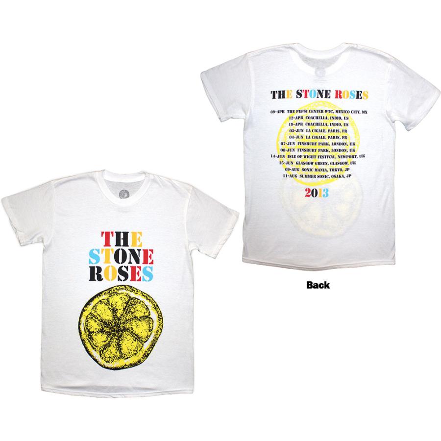 ROCK OFF 【公式新品】 THE STONE ROSES - TOUR 2013 WHITE (Back Print) ザストーン ...