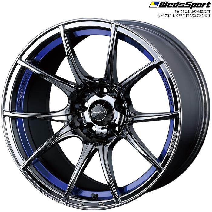 WedsSport SA-10R BLC 1本 18×7.5J+45 5H/114.3 ウェッズスポーツ ホイール1本 ブルーライトクローム 代引手数料無料 送料無料(沖縄・離島除く ...