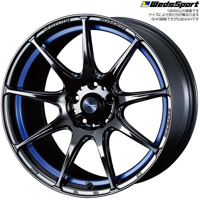 WedsSport SA-99R BLC2 1本 17×6.5J+42 4H 100 ウェッズスポーツ ホイール1本 ブルーライトクロームツー 代引手数料無料 送料無料(沖縄・離島除く ...