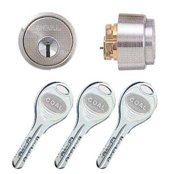 交換用シリンダー(鍵) ゴールV18シリンダー GOAL LX・AS用 シルバー : webショップ TAKIGAWA - 通販 - Yahoo!ショッピング