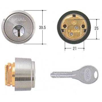 交換用シリンダー(鍵) ゴールV18シリンダー GOAL PS用大カム仕様 シルバー : webショップ TAKIGAWA - 通販 - Yahoo!ショッピング