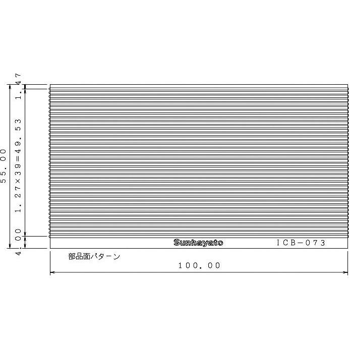 サンハヤト シール基板 ICB-073 : icb-073 : WebALL Yahoo!ショップ - 通販 - Yahoo!ショッピング