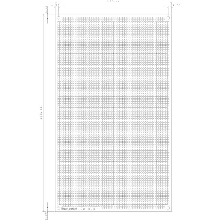 サンハヤト ユニバーサル基板 ICB-398GR : WebALL Yahoo!ショップ - 通販 - Yahoo!ショッピング