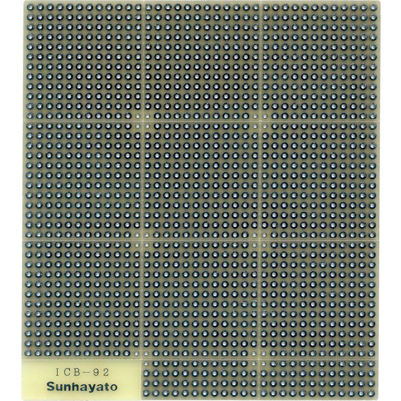 サンハヤト 小型ユニバーサル基板 ICB-92 : WebALL Yahoo!ショップ - 通販 - Yahoo!ショッピング